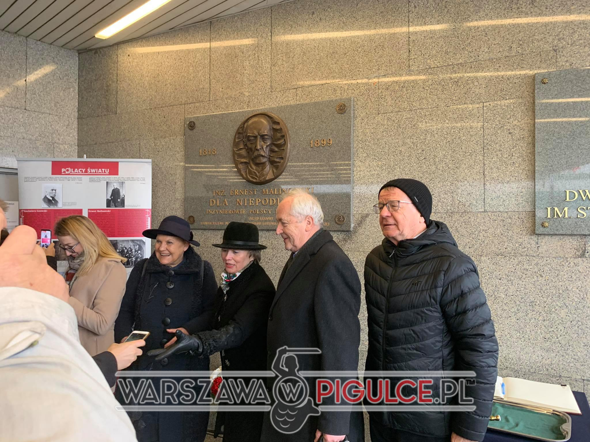Uroczystość na Dworcu Centralnym. Uhonorowali znanego inżyniera | Warszawa W Pigułce