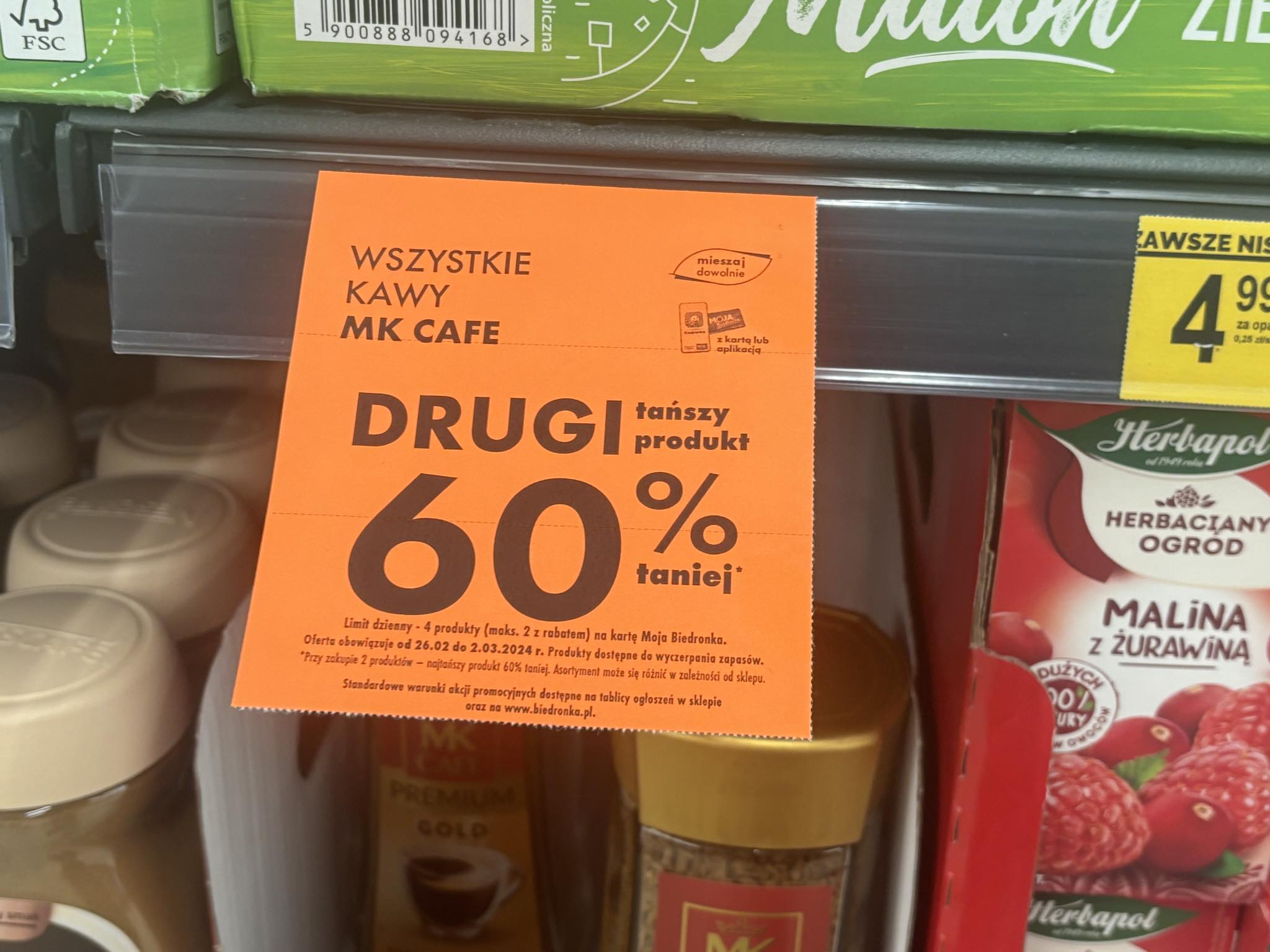 Specjalna promocja dla kawoszy: Odbierz drugą kawę 60% taniej w ...